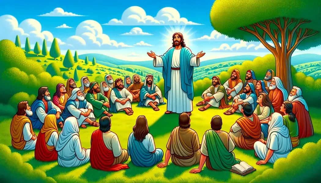 Bible Story About Sermon on the Mount for Kids - Faithful Fable